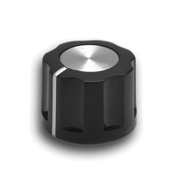 Boss-Style "Tall Boy" Black 16mm Knob | Boost Guitar Pedals