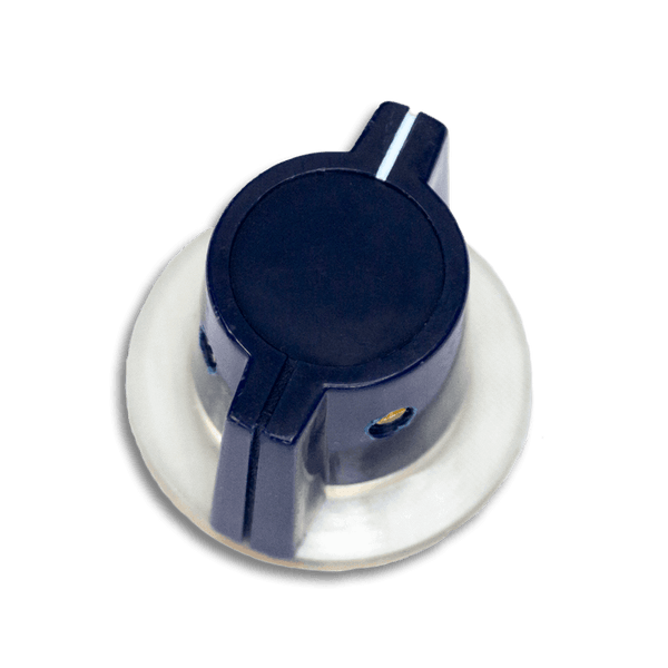 Neve/Marconi-Style Wing Dark Blue 26mm Knob | Boost Guitar Pedals